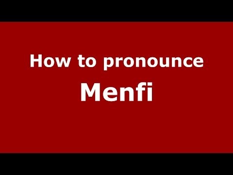 How to pronounce Menfi (Italian/Italy) - PronounceNames.com
