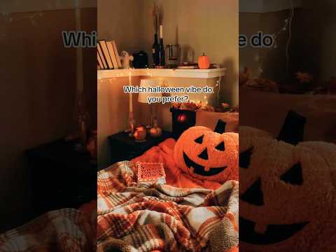 Which Halloween vibe do you prefer?๐๐ป #aesthetic #fyp #shorts #vibes #fall #halloween #cozy