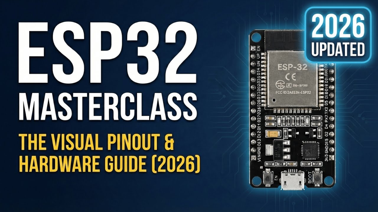 ESP32 DevKit Masterclass The Visual Pinout & Hardware Guide (2026)  #ESP32