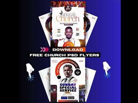 FREE PSD Church Flyer Files - Fully Editable | WORD: Zeal