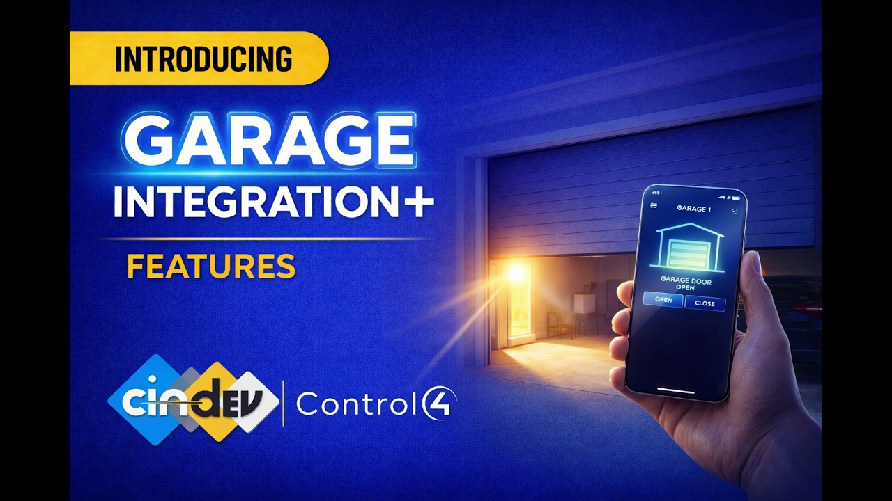 The Ultimate Garage Driver for Control4 – Garage Integration+