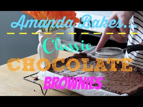 Amanda Bakes... Brownies Cokelat Klasik