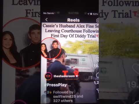 CASSIE HUSBAND ALEX FINE WAS AT DIDDY TRIAL? OPENING STATEMENTS?#diddy #diddycase #alexfine #cassie
