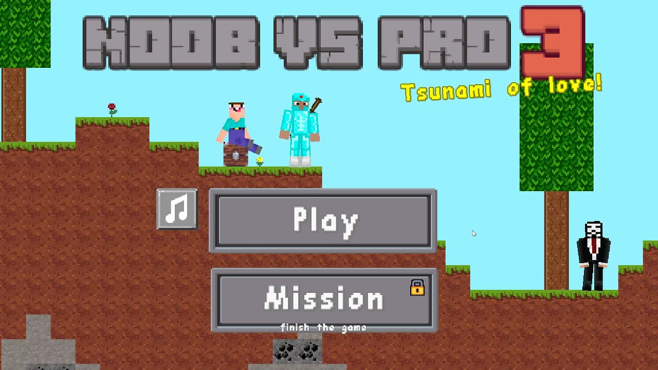 Noob vs Pro 3 Walkthrough