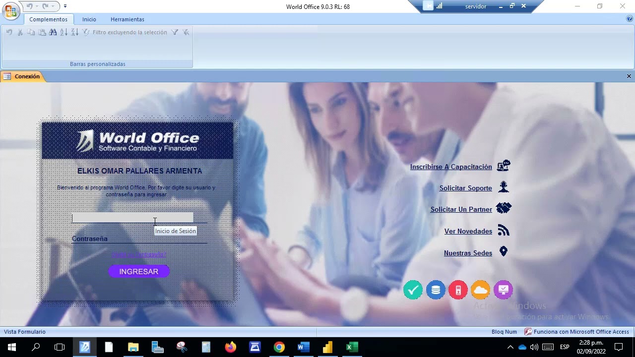 CAPACITACION WORL OFFICE Version PH