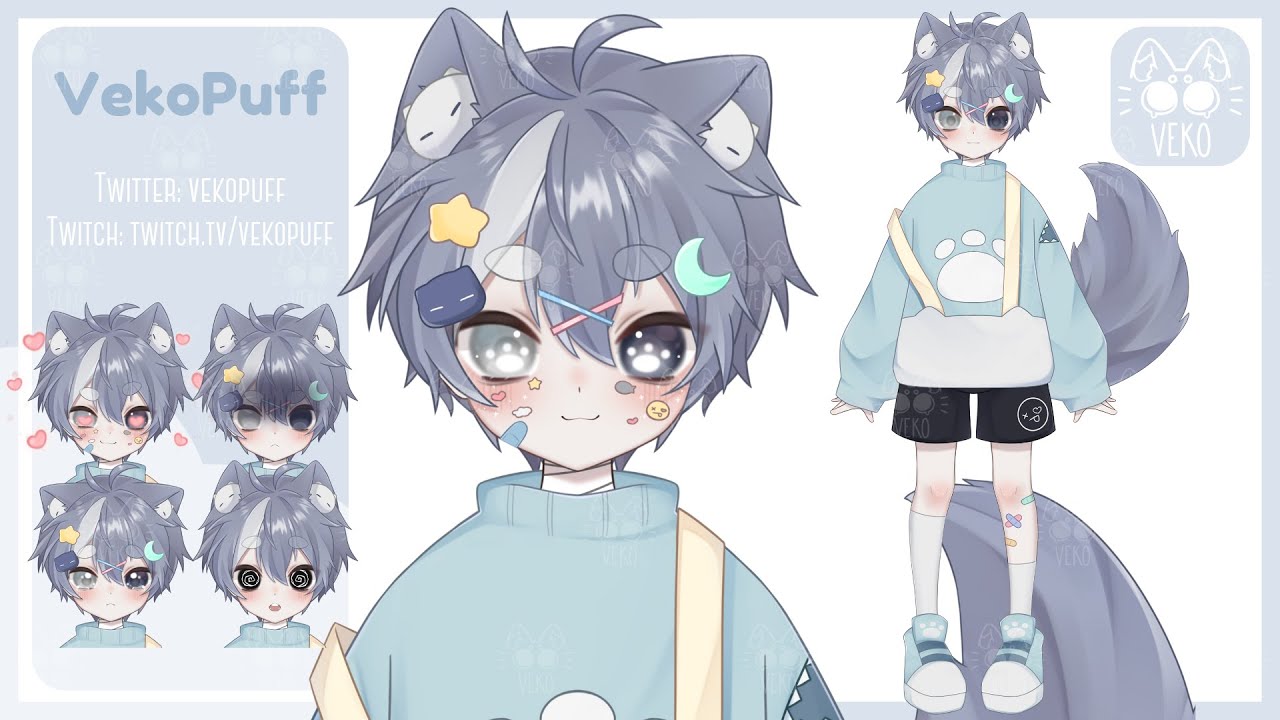 [Live2D Vtuber showcase] Veko Puff