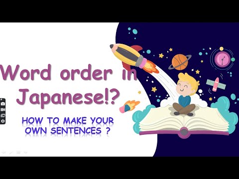 HOW TO MAKE YOUR OWN SENTENCE IN JAPANESE? ~Learn japanese word order![MUST WATCH FOR NEW BEGINNERS]
