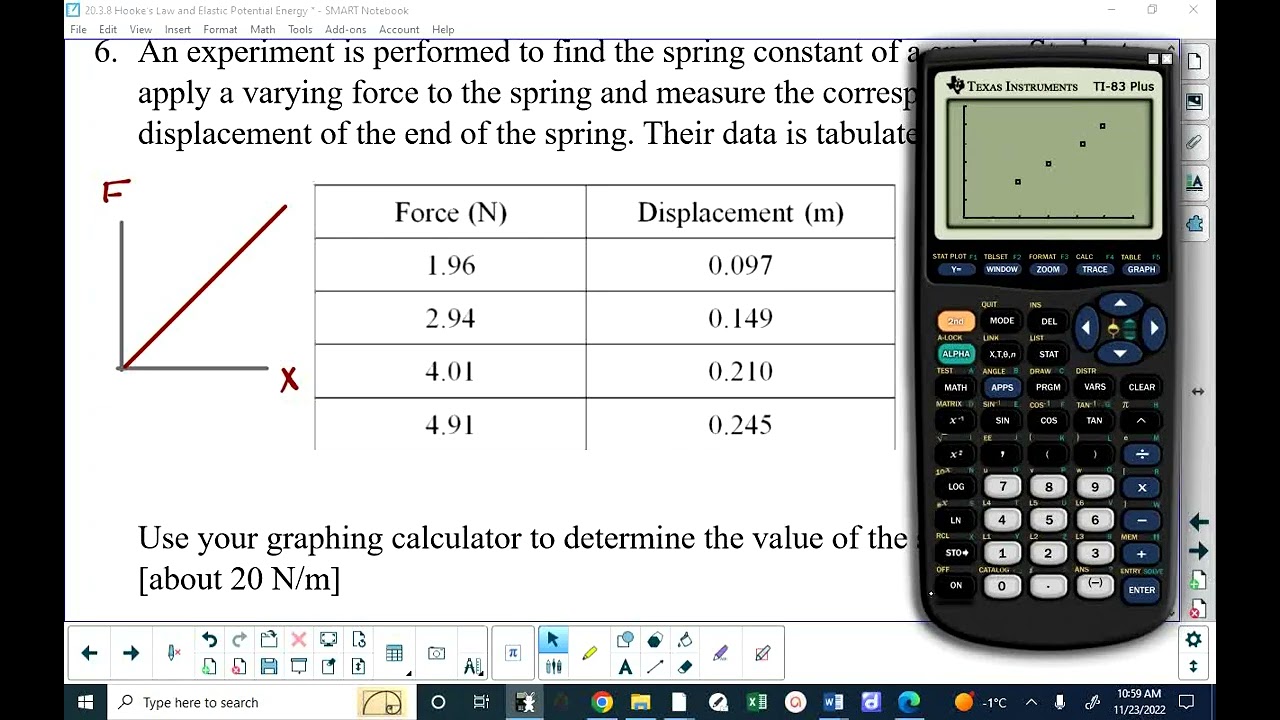 Physics 20 Hookes Law Lab