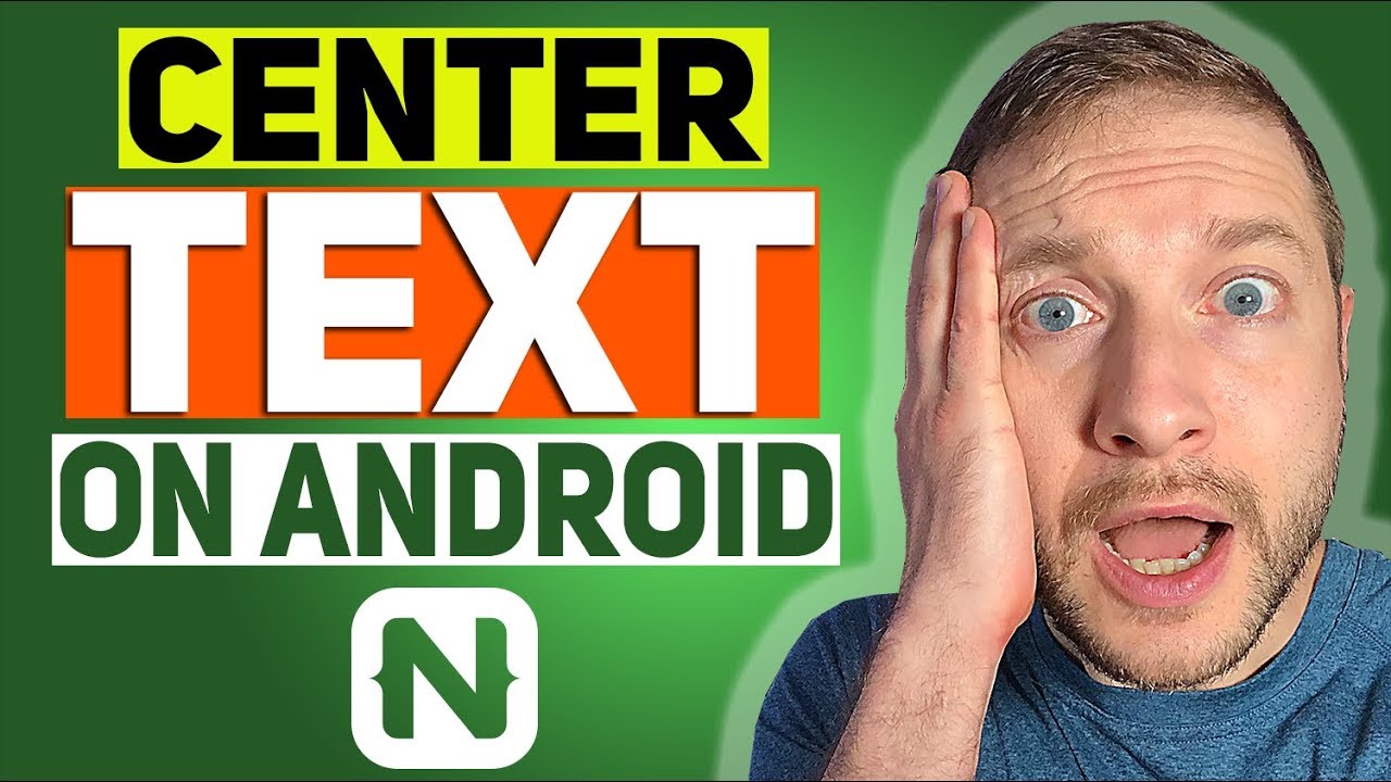 How to Vertically Center Label Text in NativeScript Android Tutorial