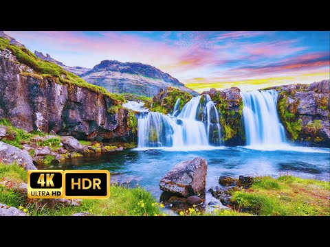 BREATHTAKING NATURE in 4K HDR | Ultra HD Relaxing Video with Calming Music (4K Video)