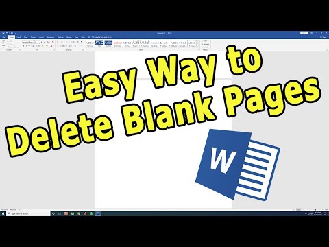 How to Remove Blank Pages in Microsoft Word