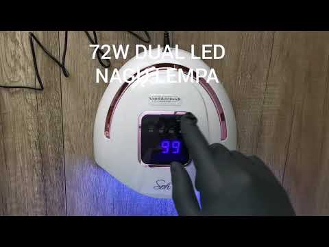 72W DUAL LED UV nagų lempa