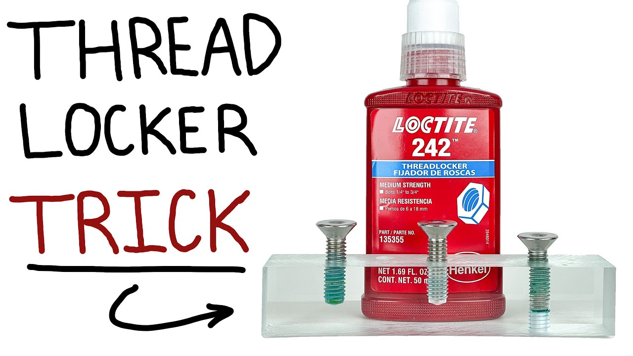 How To Properly Apply Threadlocker