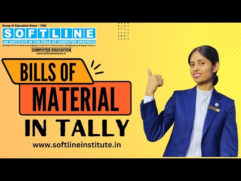 Bill of Material (BOM) in Tally | Full Explanation by Kareena Ma’am