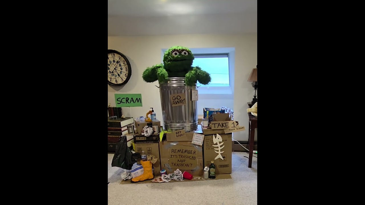 diy oscar the grouch costume