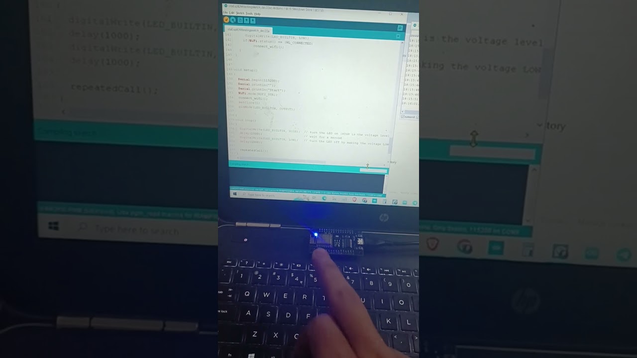 OTA esp8266 GitHub update esp8266 over the internet from GitHub repository