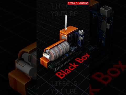 How black box work? 3D Animation 60fps (in hindi) ब्लैक बॉक्स के अंदर क्या होता है ?