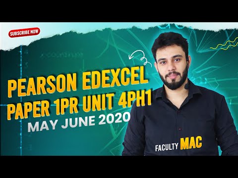 Pearson Edexcel International GCSE Physics 4PH1/1PR | May/June 2020 | Full Paper Solution