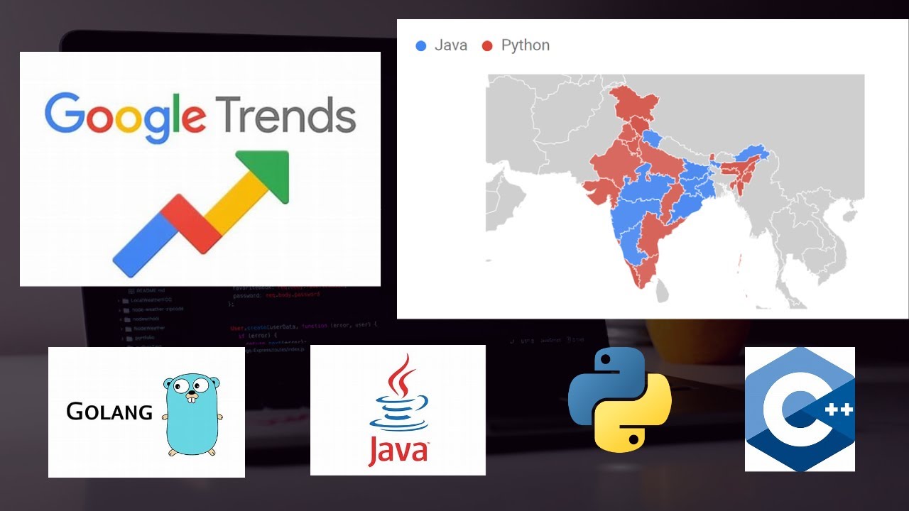 Comparing Programming Languages in 2022 Google Trends | Java vs Python vs C++ vs Golang.
