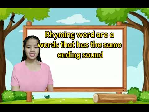 Recognizing Rhyming words in Nursery Rhymes, Poems and Songs heard.