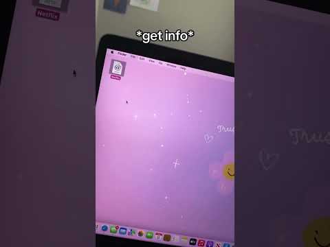 How to change your icons on macbook #macbook #cute #aesthetic