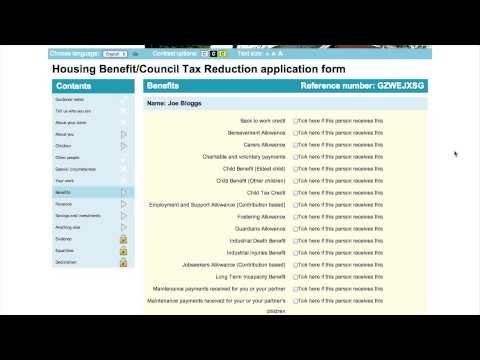 Guide to filling in your benefit form