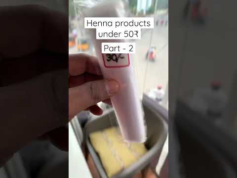Profitable henna products under 50₹ | part 2 | YAFA the Mehandi studio | be a own creator #henna