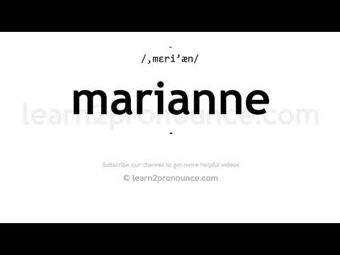 How to pronounce Marianne | English pronunciation