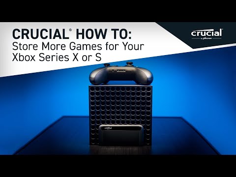 How to set up an external hard drive on Xbox Series X/S | Crucial How-To