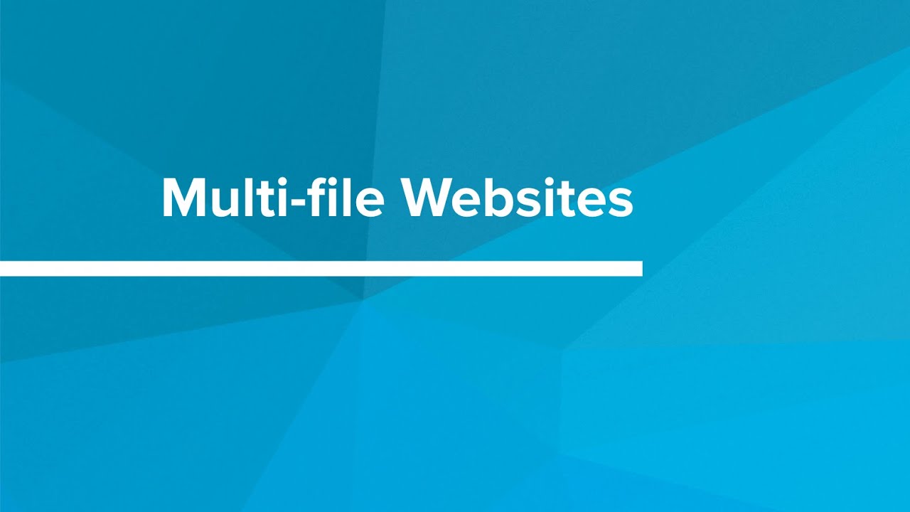 Multi-file Websites