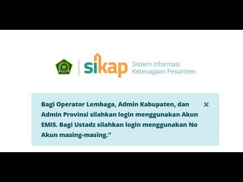 Cara Daftar Aplikasi Insentif SIKAP 2022 || Akun Operator