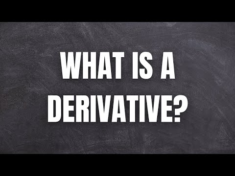 Calculus: What is a Derivative?