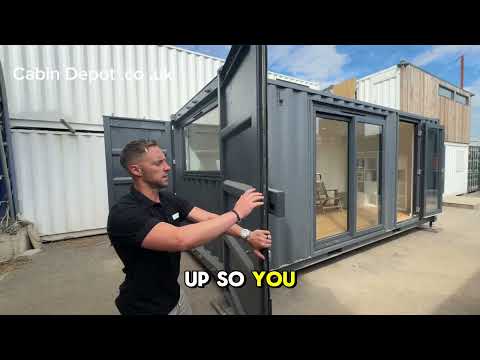 20ft Converted Shipping Container by Cabin Depot.co .uk