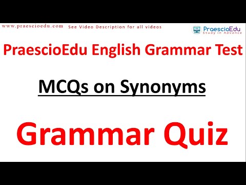 #SynonymExercise #grammartest #grammar #grammarquiz #english_test #english #synonyms #synonyms_quiz