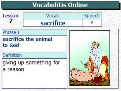 Vocabulitis Level J Lesson 7 (with self-test mode)