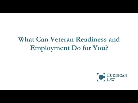 What Can Veteran Readiness and Employment Do for You?