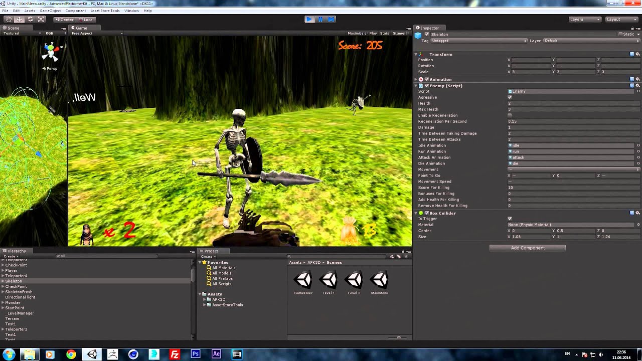 Advanced 3D Platformer Kit for Unity3D