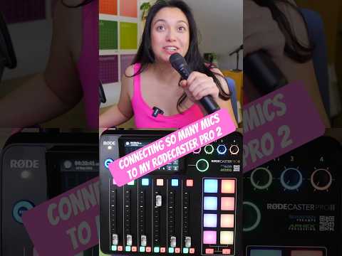 RØDE wireless & XLR Microphones + RØDECASTER Pro 2 = 🤩 https://www.marieloumandl.com/rode