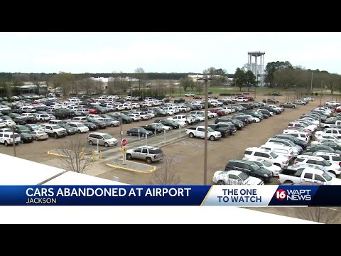 Cars left abandoned at airport to become city property