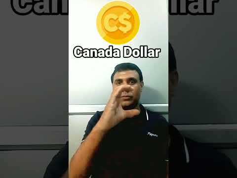 Canada Dollars #currency #learning #words #indiansignlanguage #deaf