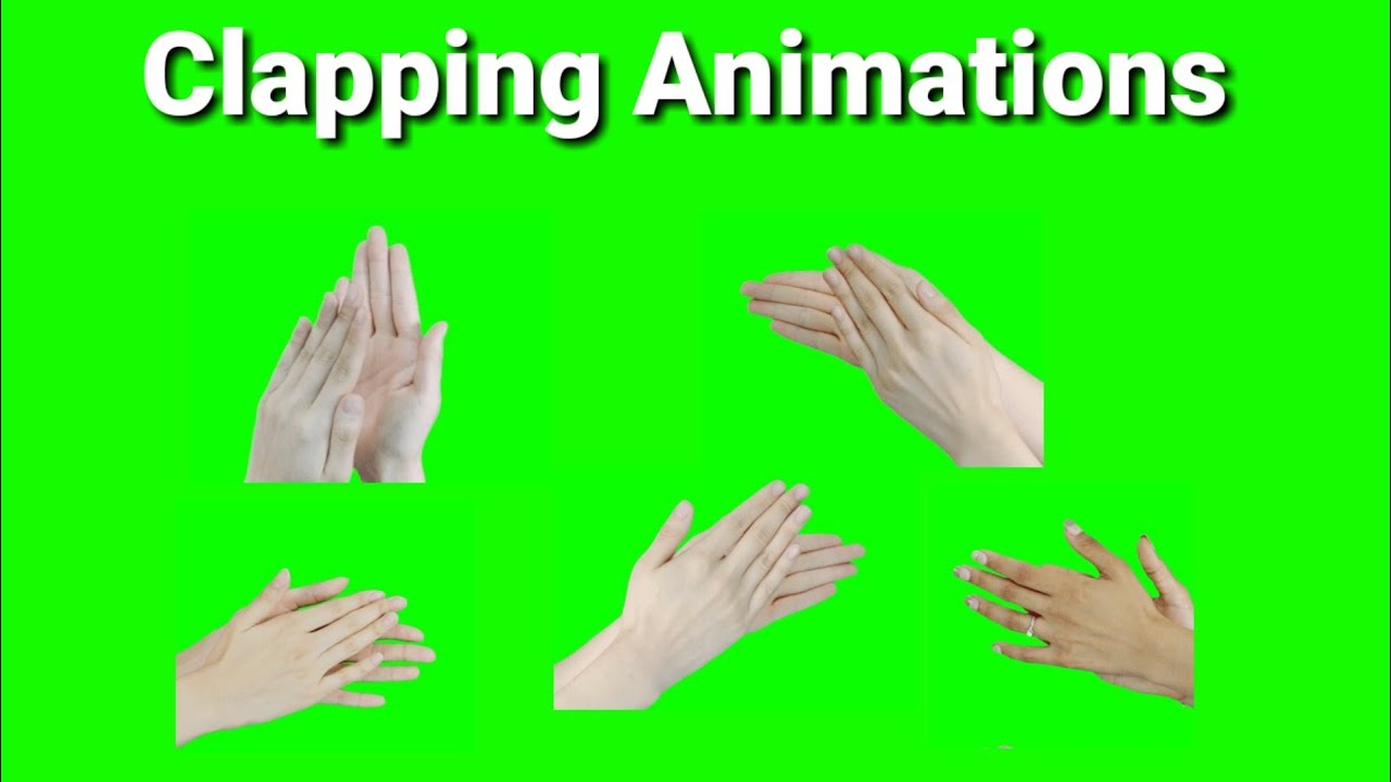 HD green screen clapping hands || clap || hand