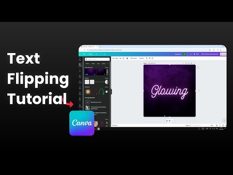 How to Flip Text In Canva