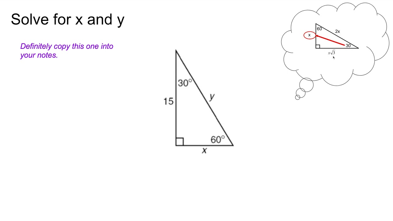 Special Triangles Intro - Google Slides