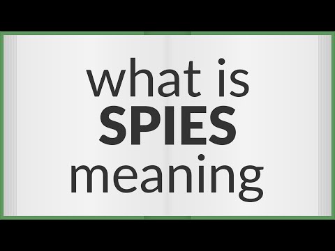 Spies | meaning of Spies