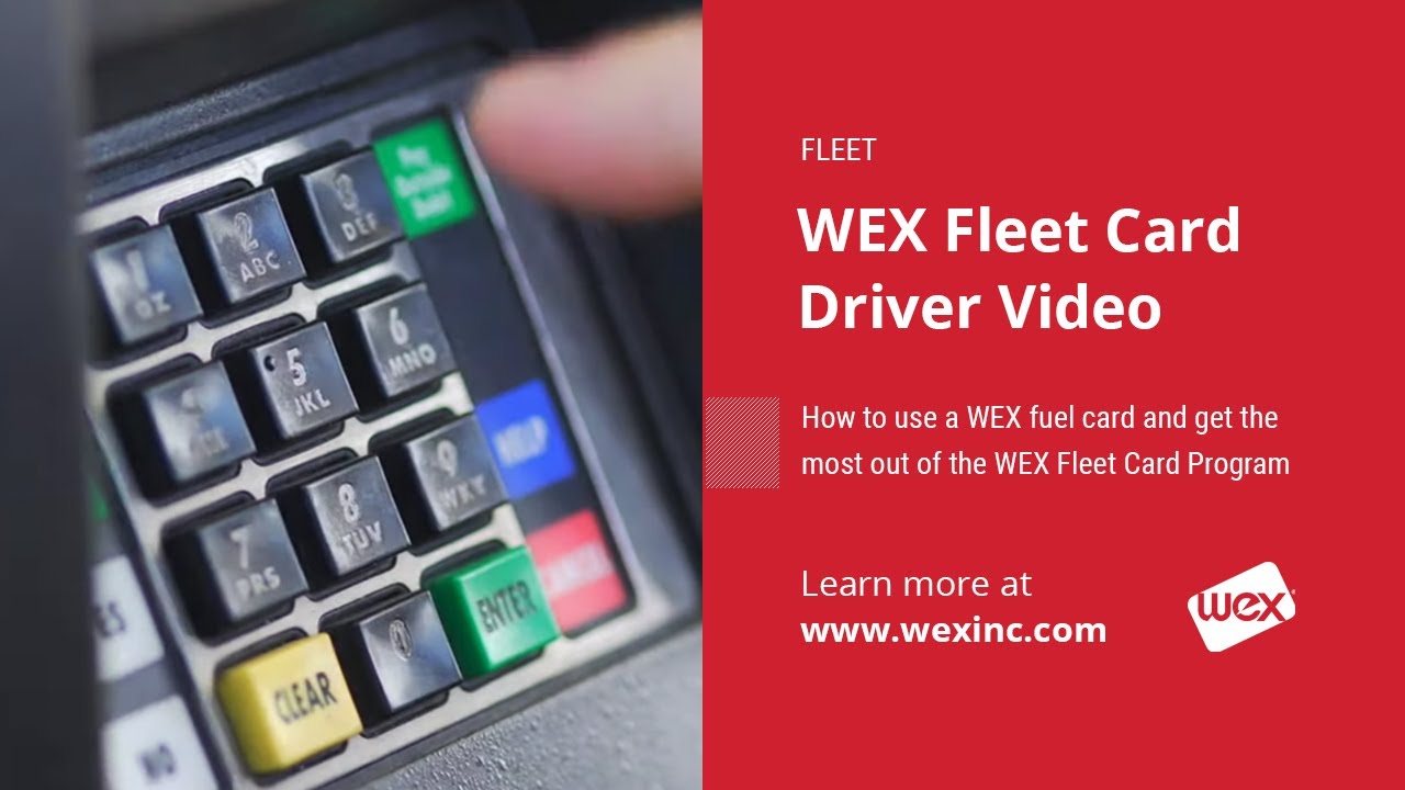 WEX Fleet Card Driver Video