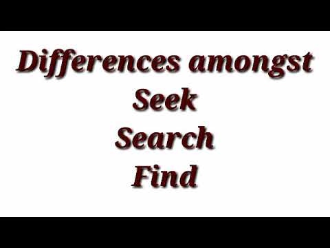 Seek Search and Find in urdu ....Pakistan
