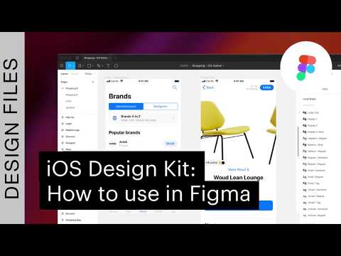 iOS Design Kit Library: How to use in Figma