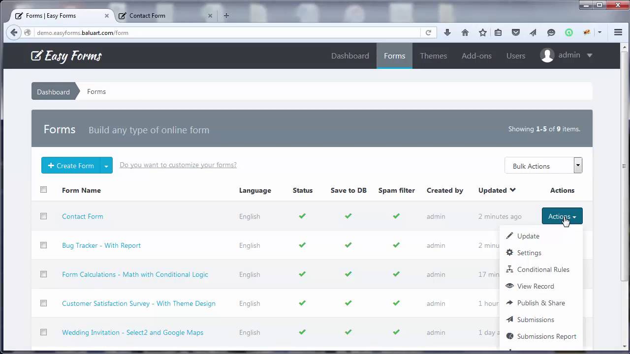 How To Create a Contact Form with Easy Forms
