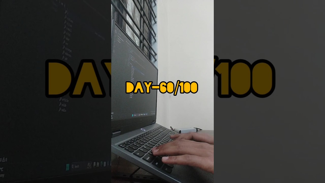 Day-60/100 #100daysofcode #coding