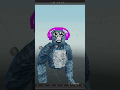 How I made this realistic looking Gorilla Tag 3D render #gorillatag#vr#gaming#lol#render#blender#3d